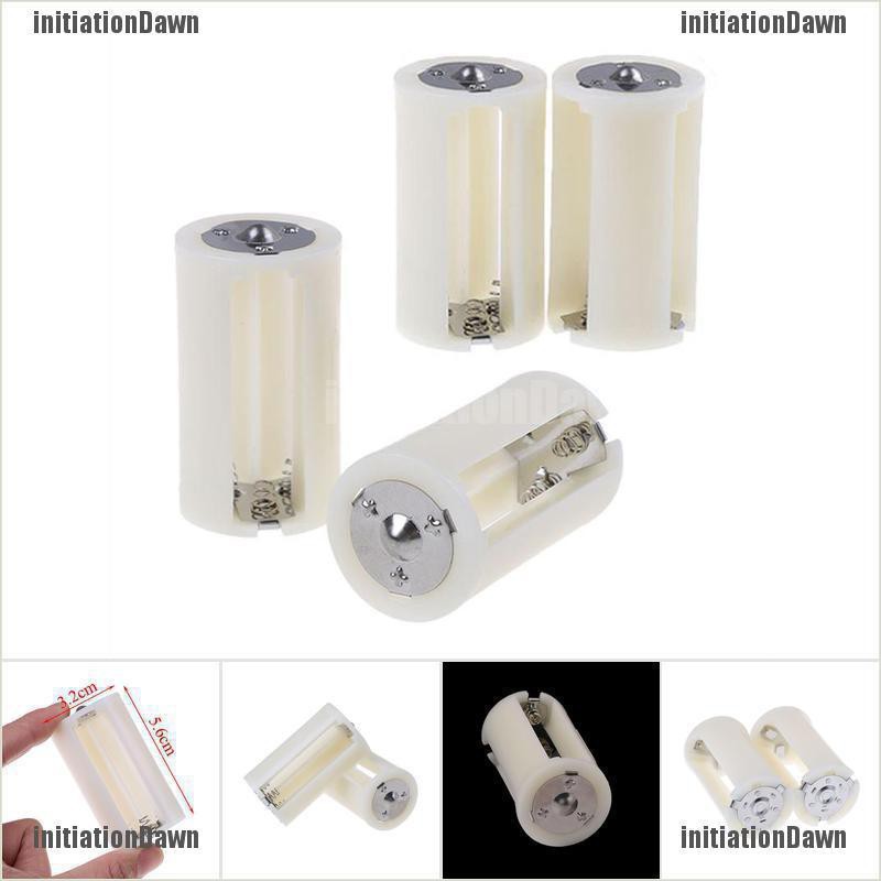 Initiationdawn กล่องอะแดปเตอร์แปลง AA เป็น D ขนาด 3X 1 ชิ้น | Shopee ...