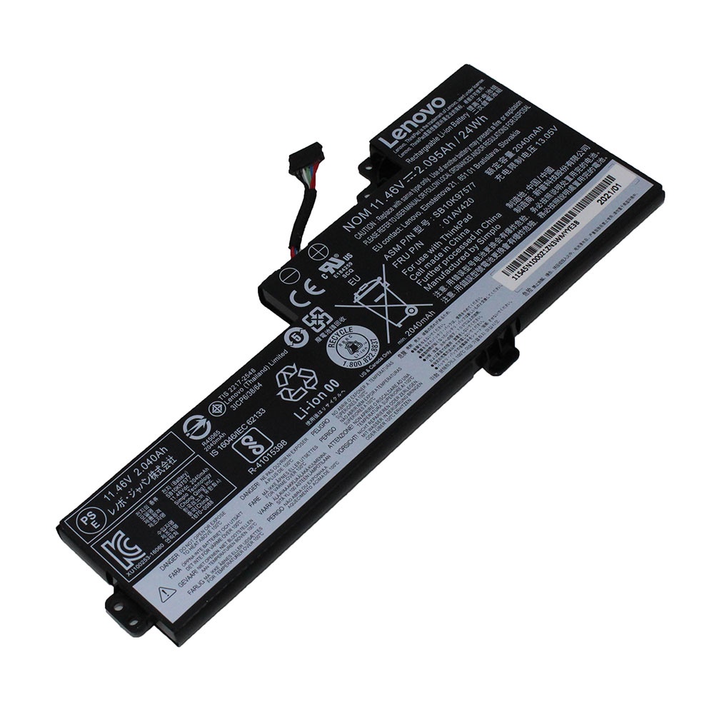 01av421 T480 Battery Specs Genuine Lenovo Battery 01AV421 24Wh For ...
