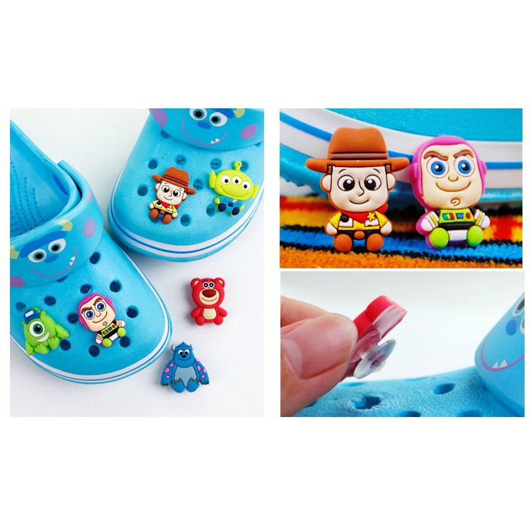 การ์ตูน Toy Story Crocs Jibbitz Buzz Lightyear Shoe Charm อะนิเมะ ...