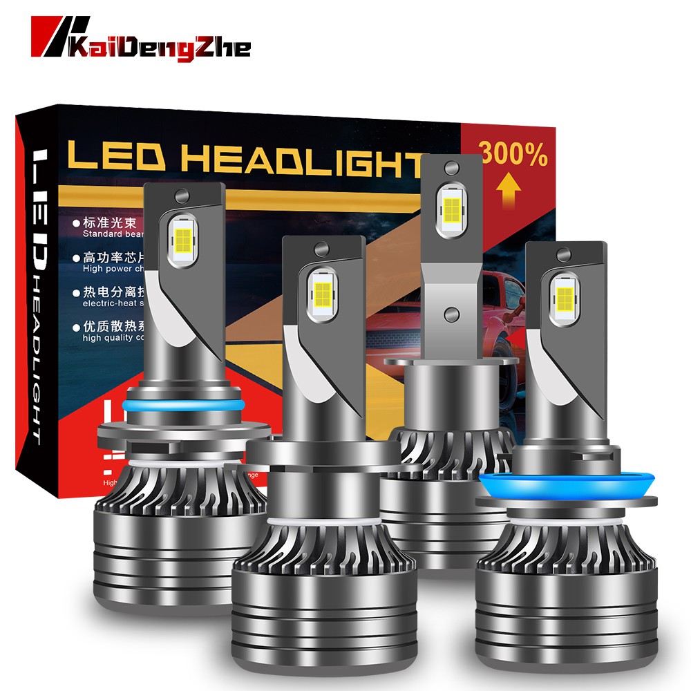 หลอดไฟสปอตไลท์ LED 12 ดวง H1 H3 H4 H7 H8 H9 H11 HB3 9005 HB4 9006 9012 6000K สว่างมาก สําหรับ ...