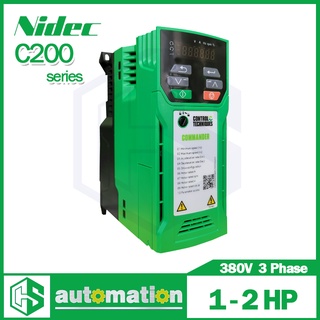 Inverter NIDEC C200 1-2HP 380Volt 3Phase | Shopee Thailand