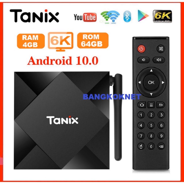 TX6S 4/64GB ชิพรุ่นใหม่ H616 Android 10 Dual-WiFi อัพเกรดจากรุ่น TX6 ...