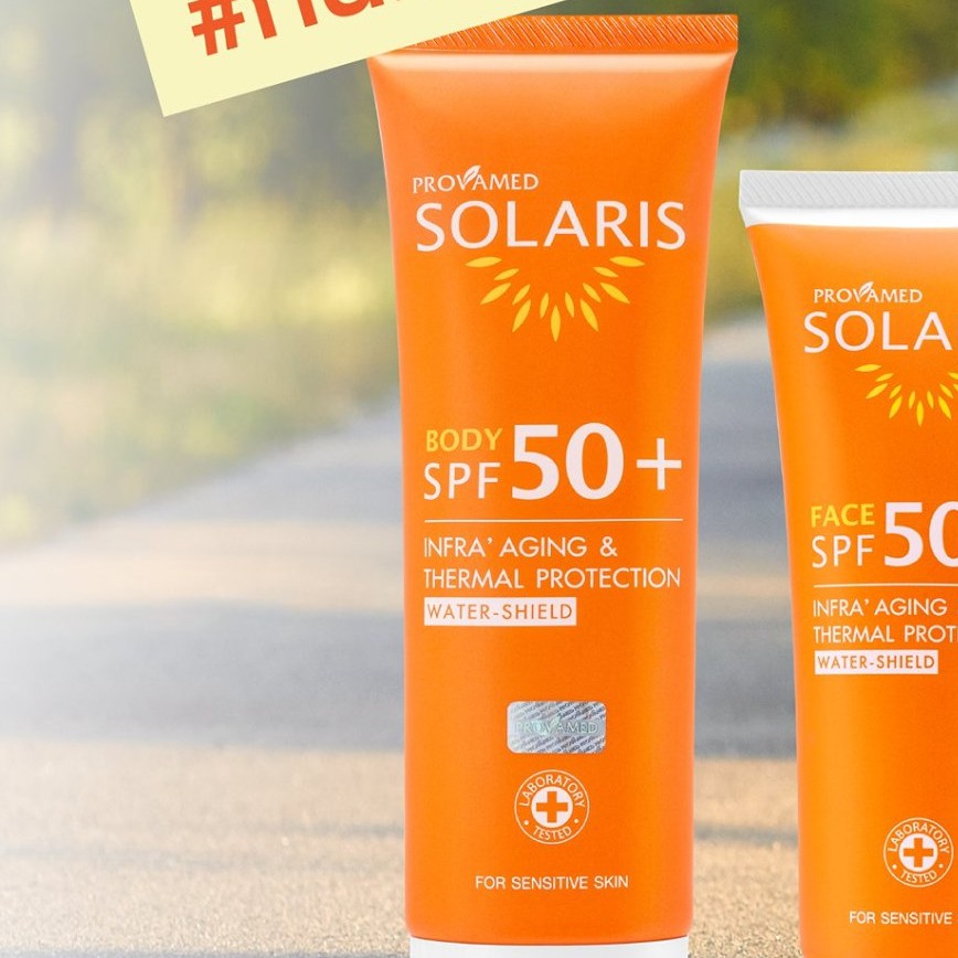 Provamed Solaris Face 50 ml / Body SPF 50+ 100 ml กันแดด กันน้ำ กัน ...