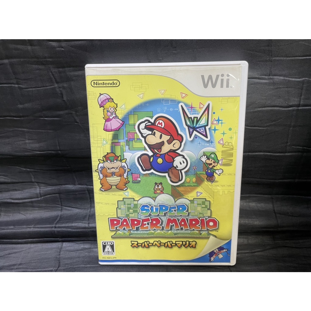 แผ่นเกมส์ Wii Game : Super Mario Paper : Wii Japan | Shopee Thailand