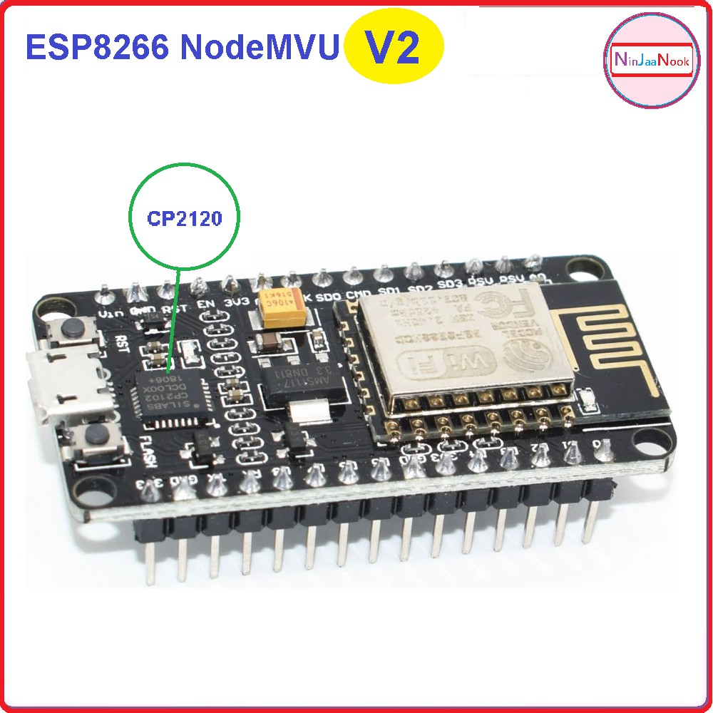 NodeMcu V2 CP2102 Wireless module ESP8266 V2 ESP-12F Arduino DIY IOT ...