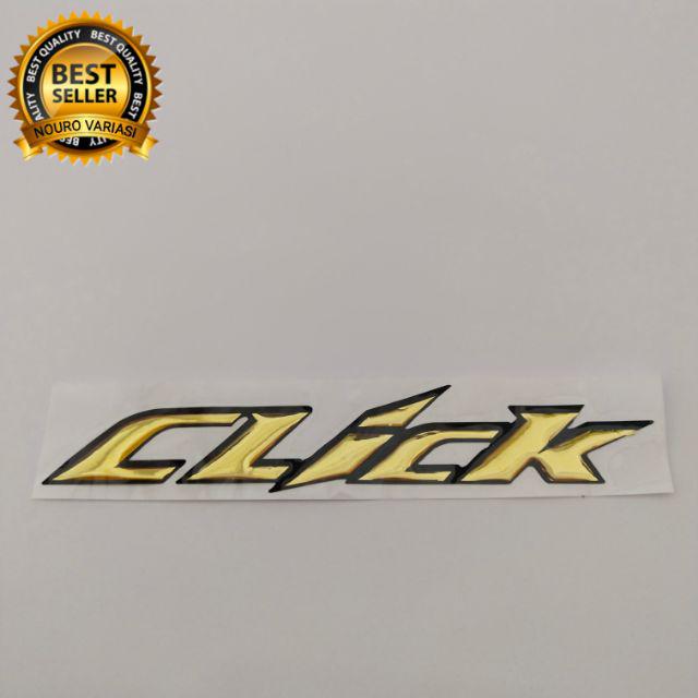 โลโก้สัญลักษณ์ honda click gold crome twotone thailand thailook ...