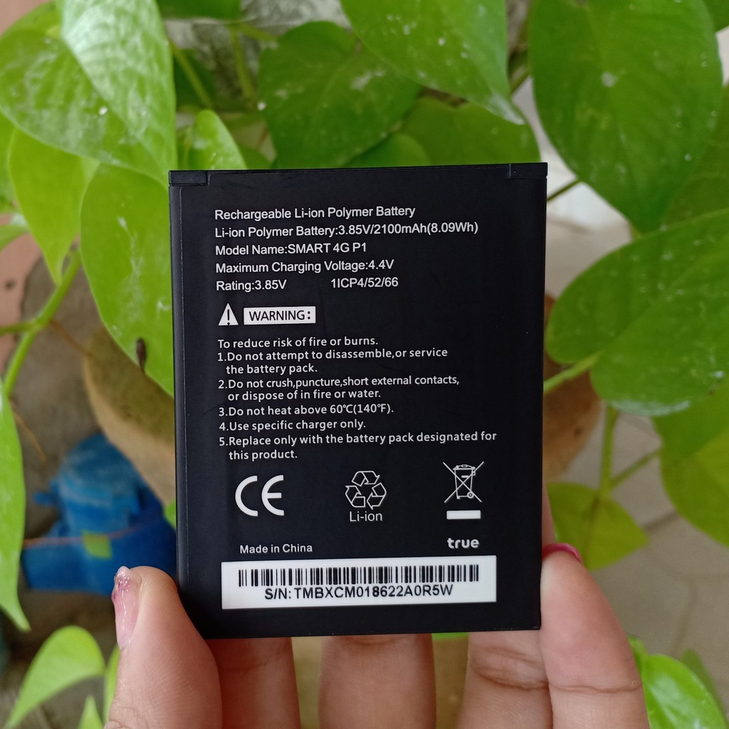 แบตเตอรี่ TRUE รุ่น True Smart 4G P1 2,100 mAh (ของแท้มีรับประกัน) | Shopee Thailand