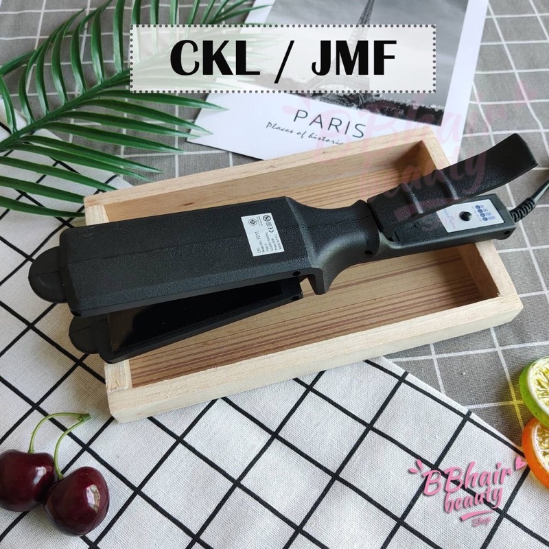 ที่หนีบผม CKL / JMF -1011 (ของแท้) ที่หนีบสีดำ เครื่องหนีบผม ยืดตรง งุ้มปลาย ม้วนลอน ที่หนีบผม ...