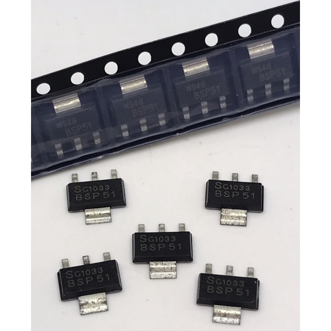 BSP51 NPN DARLINTOG 1A 80V แพ็ค5ตัว | Shopee Thailand