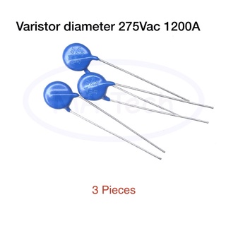 07K275 Varistor diameter 7mm,275Vac(rms),1200A วาริสเตอร์ 07k275 7mm ...