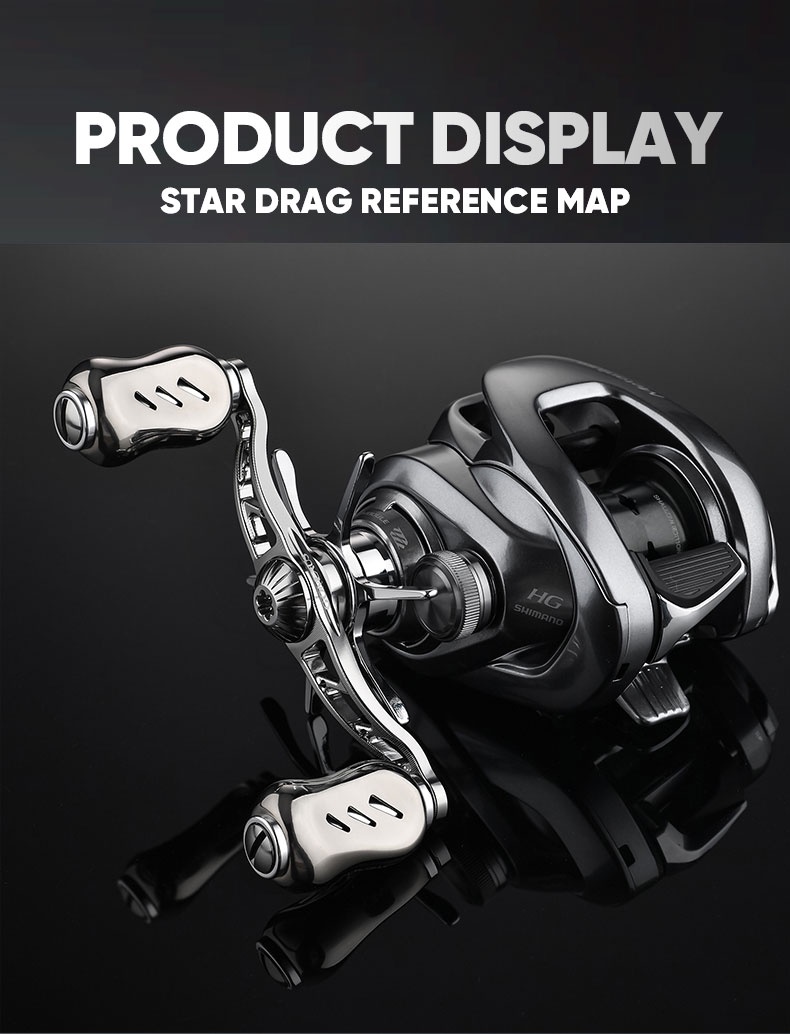 GOMEXUS รอกตกปลา Star Drag 65 มม. อุปกรณ์เสริม สําหรับ แขน แต่ง daiwa Tatula Zillion Shimano ...