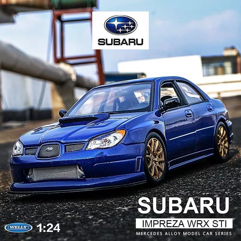 1:24 Subaru Impreza WRX STI [Welly] | Shopee Thailand