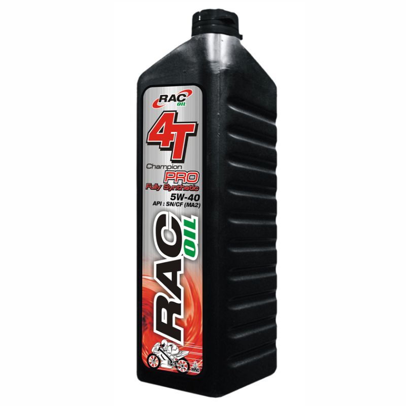 RAC Oil 4T Champion Pro 5W-40 SN/CF | Shopee Thailand