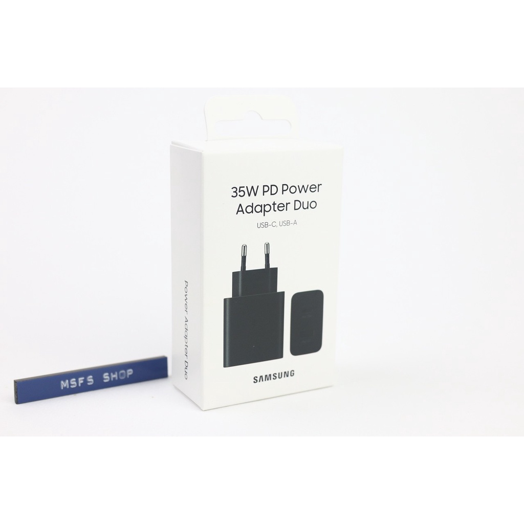 ปลั๊กชาร์จ Samsung 35W PD Power Adapter Duo ใหม่กล่องซีล | Shopee Thailand