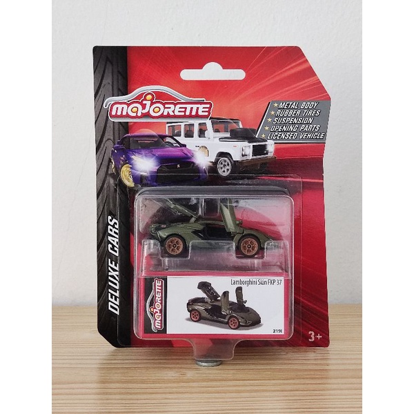 majorette lamborghini sian fkp 37 สีเขียวขี้ม้า ล้อยาง | Shopee Thailand