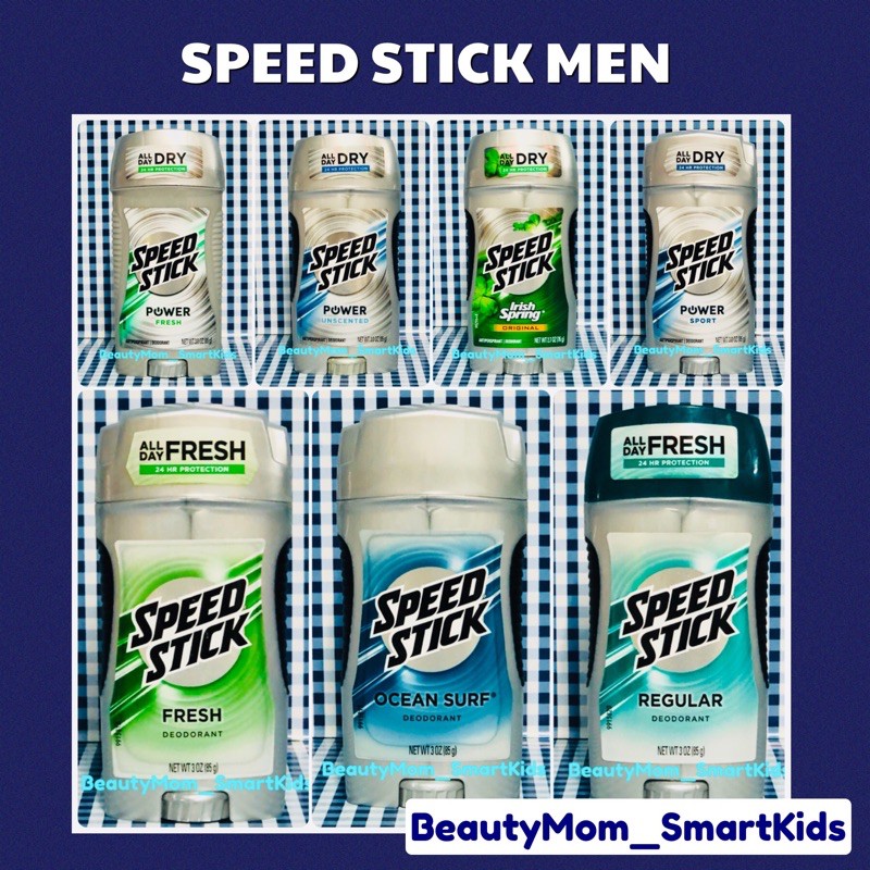 Speed Stick (For men ) by MENNEN Antiperspirant Deodorant All day DRY ...