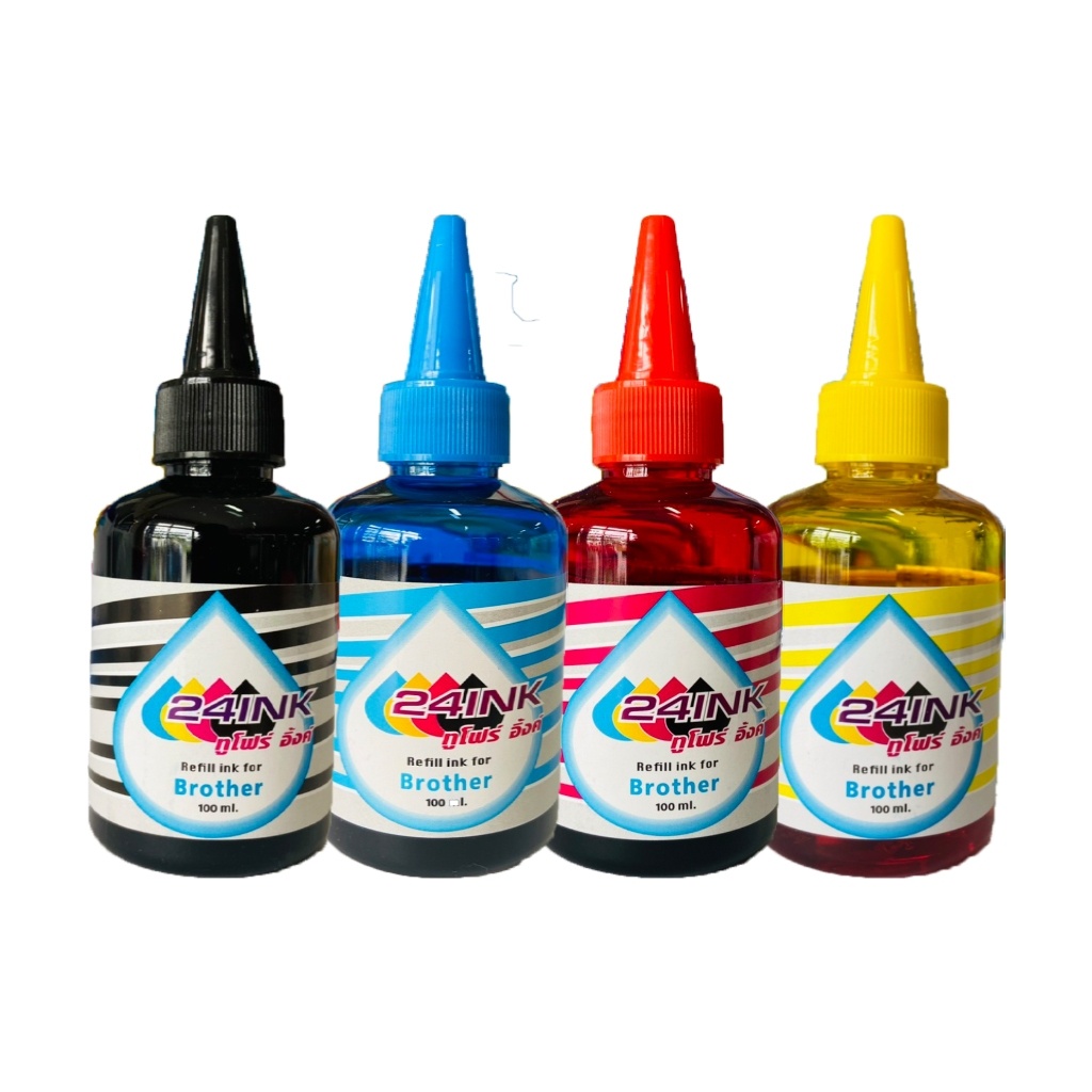 24INK น้ำหมึกชนิดเติมสำหรับ Brother ขนาด 100 ml. | Shopee Thailand