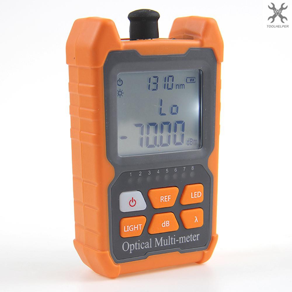 2022prettyPortable Mini Fiber Optical Power Meter 8 Wavelengths with ...