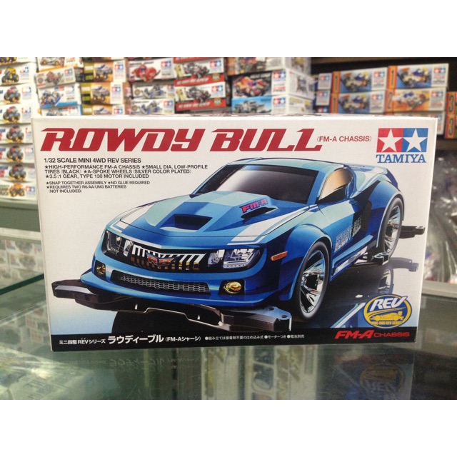 Mini 4WD - Tamiya Item # 18707 Rowdy Bull(FM-A) | Shopee Thailand