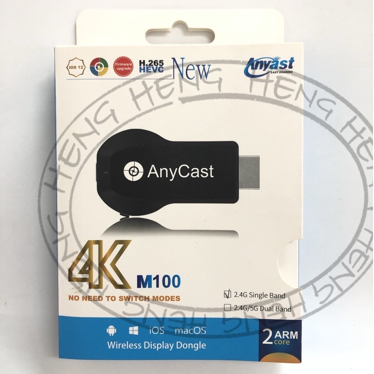 Anycast 4K M100 Wireless Dongle Display Receiver | Shopee Thailand