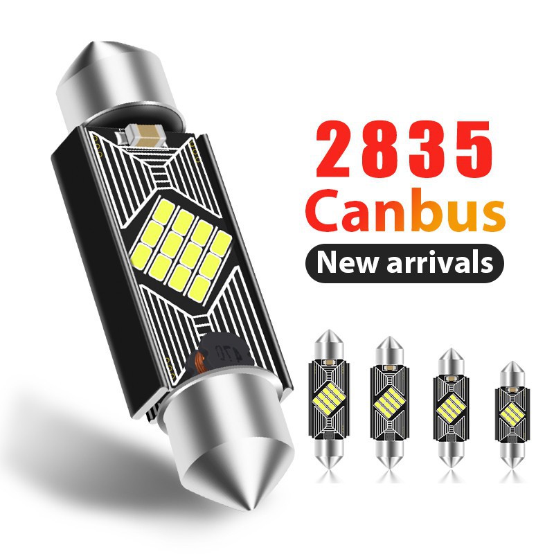 หลอดไฟ Canbus Led C5W C10W Bulbs 31 มม. 36 มม. 39 มม. 41 มม. 2035 12 Smd สําหรับรถยนต์ 1 ชิ้น ...