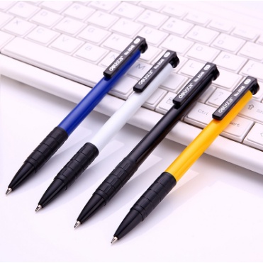 Deli 6546 Ballpoint Pen ปากกาลูกลื่น สีน้ำเงิน 0.7 mm คละสีด้าม ...
