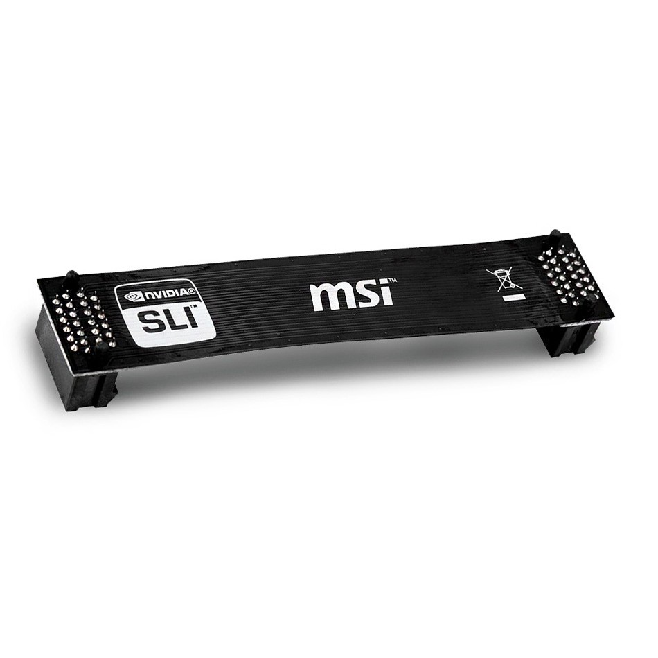 SLi ยี่ห้อ MSi ใช้กับการ์ดจอ Nvidia ทุกรุ่น | Shopee Thailand