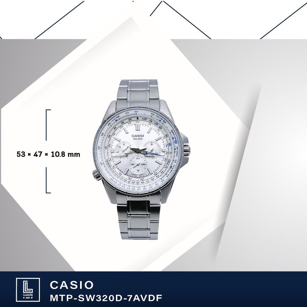 นาฬิกาข้อมือ casio รุ่น MTP-SW-320D-7AVDF | Shopee Thailand