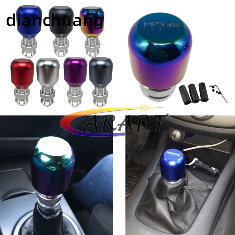 Momo /5 ความเร็วรถแข่ง JDM อลูมิเนียม Shift Knob Universal ปรับเกียร์ ...