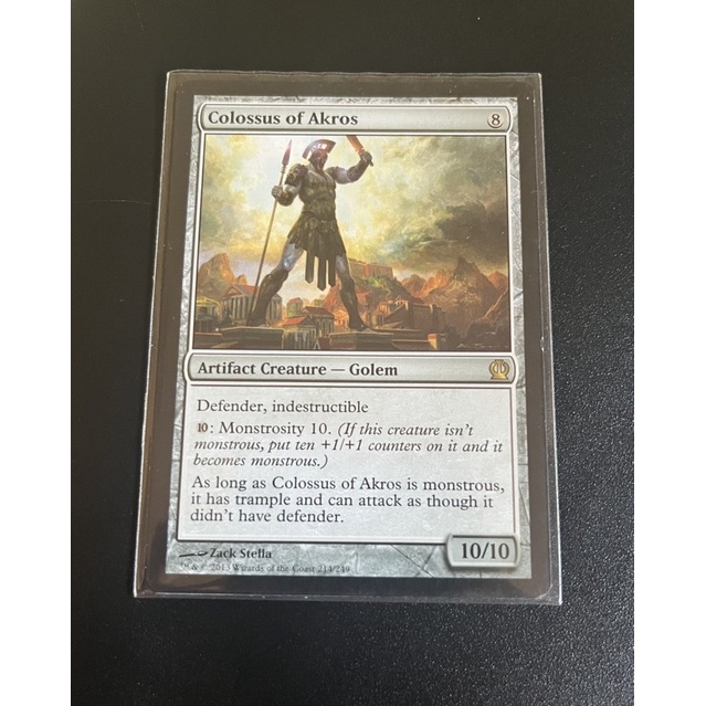 การ์ด MTG Colossus of Akros Artifact Magic the gathering ชุด Theros ...