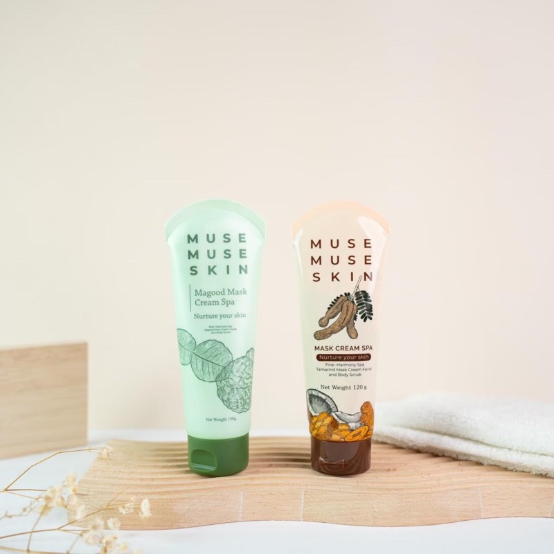 (พร้อมส่ง) MUSE MUSE SKIN มาส์กมะขามสปา ออแกนิค ลดสิว ลดรอย | Shopee ...