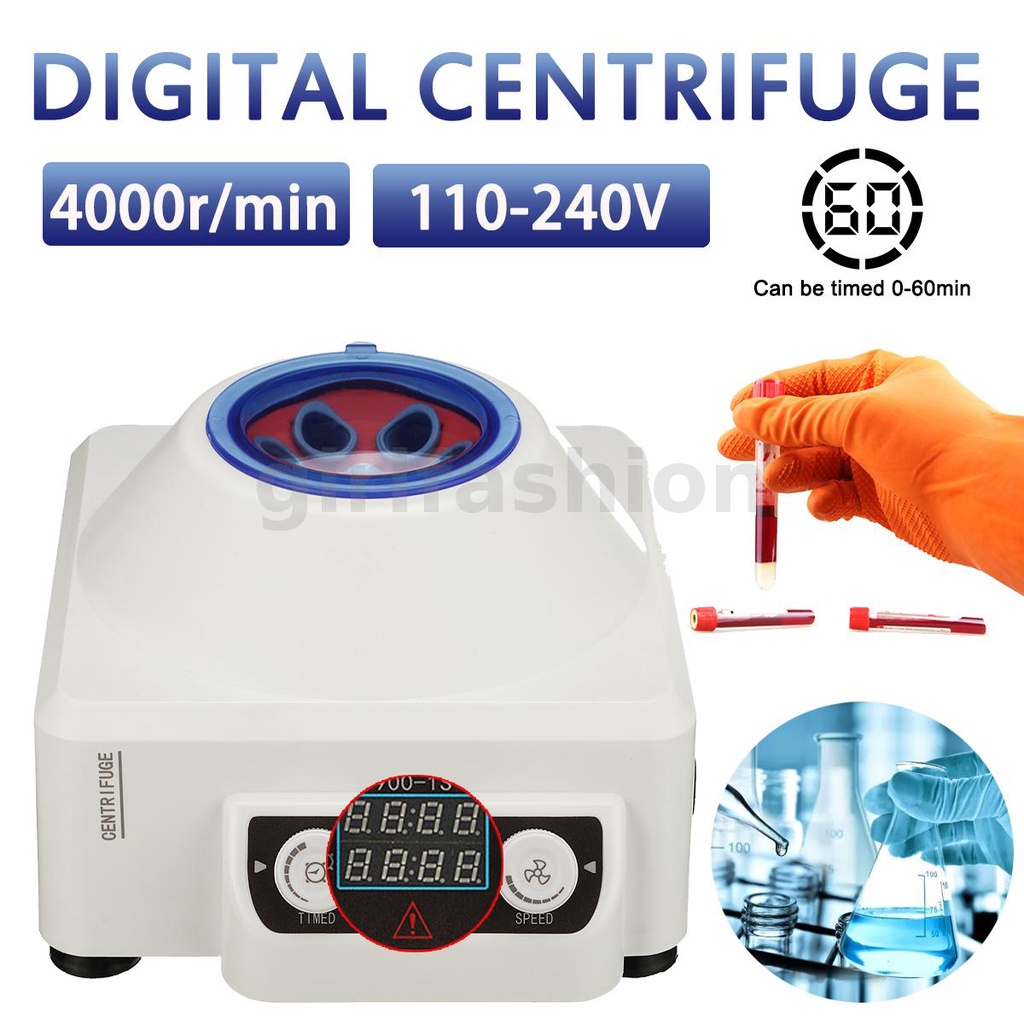 Electric Timing Centrifuge Machine Lower-speed Desktop Laboratory ...