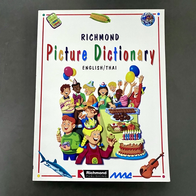 สมุดภาพคำศัพท์ อังกฤษ-ไทย Richmond Picture Dictionary | Shopee Thailand