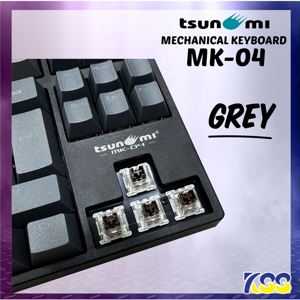 🛒สินค้าใหม่💥 TSUNAMI MK-04 Mechanical TKL Keyboard Outemu Switch รุ่น ...