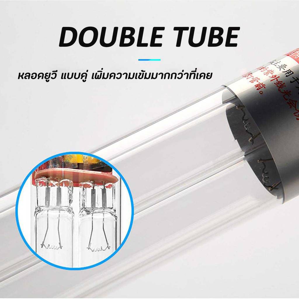 หลอดคู่ BONETAR บ่อปลา ขนาด 20w 30w 40w 60w กล่องสีขาว | Shopee Thailand