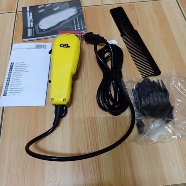 CKL HAIR CLIPPER MODEL CKL-8265 เครื่องตัดผมแบบเสียบสายไฟขนาดมาตรฐานแถม ...