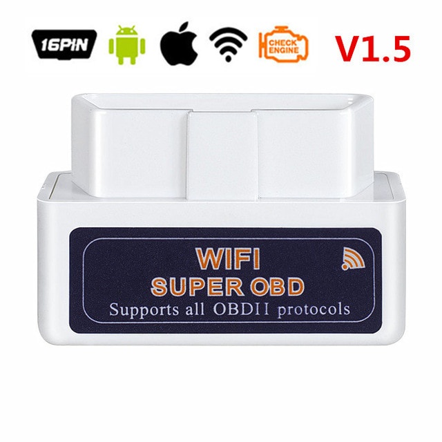 เครื่องสแกนเนอร์ Obd2 ELM327 V1.5 WIFI OBD 2 สําหรับรถยนต์ OBDII ELM ...