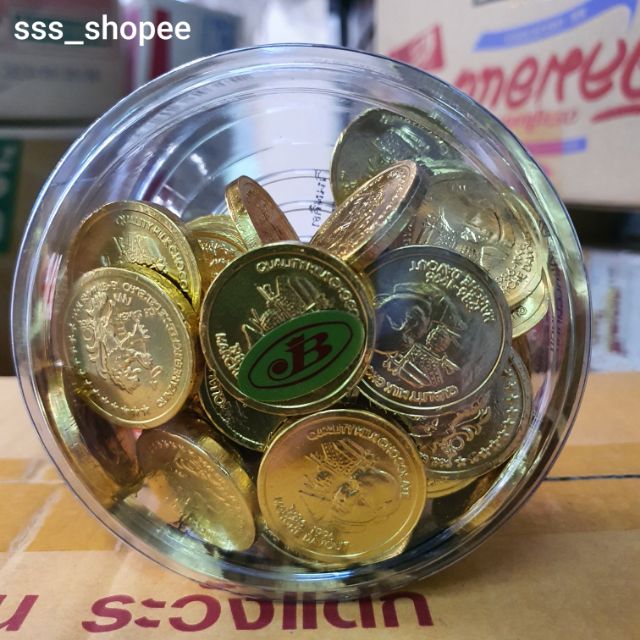 เจบี ช็อกคอยน์ เหรียญทอง 60 เม็ด choc coin | Shopee Thailand