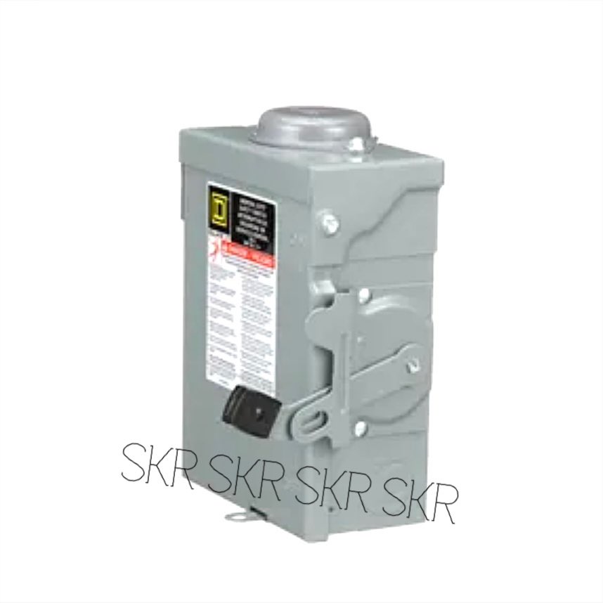 Schneider เซฟตี้สวิทช์ กันฝน 2P 30A D221NRB Safety Switch สามารถติดตั้ง ...