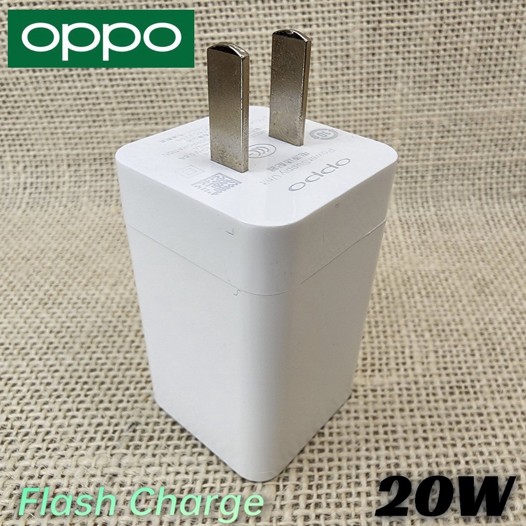 ที่ชาร์จ OPPO 20W Micro 5V-4A VOOC Fast Charge ออปโป้ A1k สเปคตรงรุ่น หัวชาร์จ สายชาร์จ ไมโคร ...