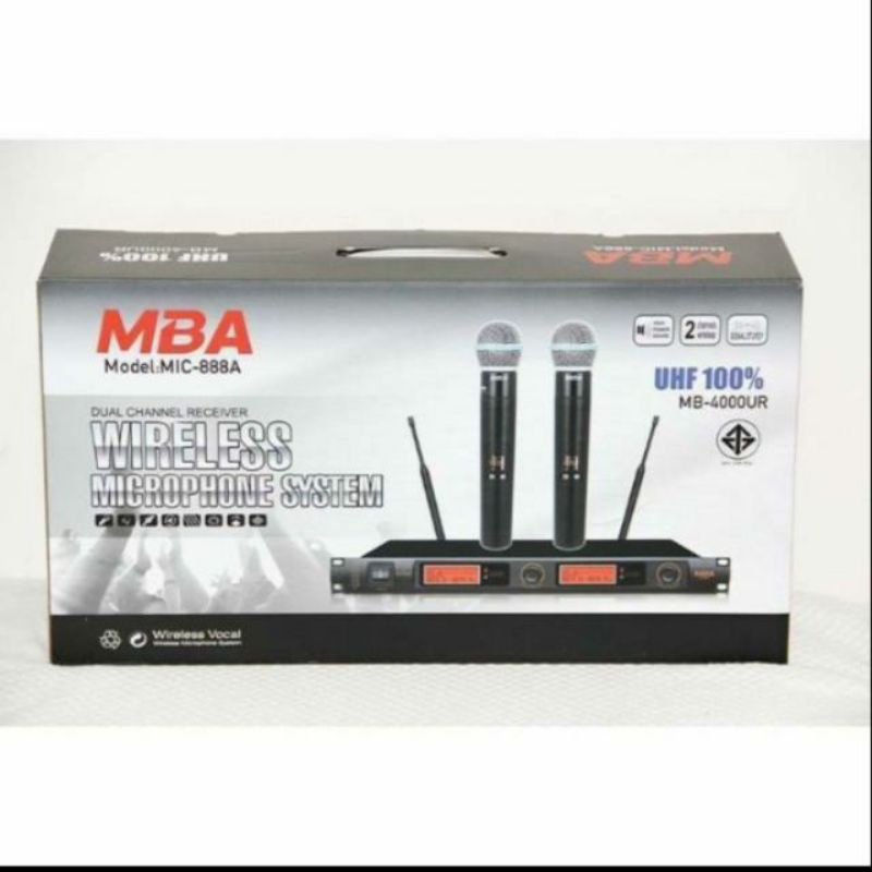 ไมค์ลอย MBA ปรับความถี่ รุ่น MB-4000U (UHF) | Shopee Thailand