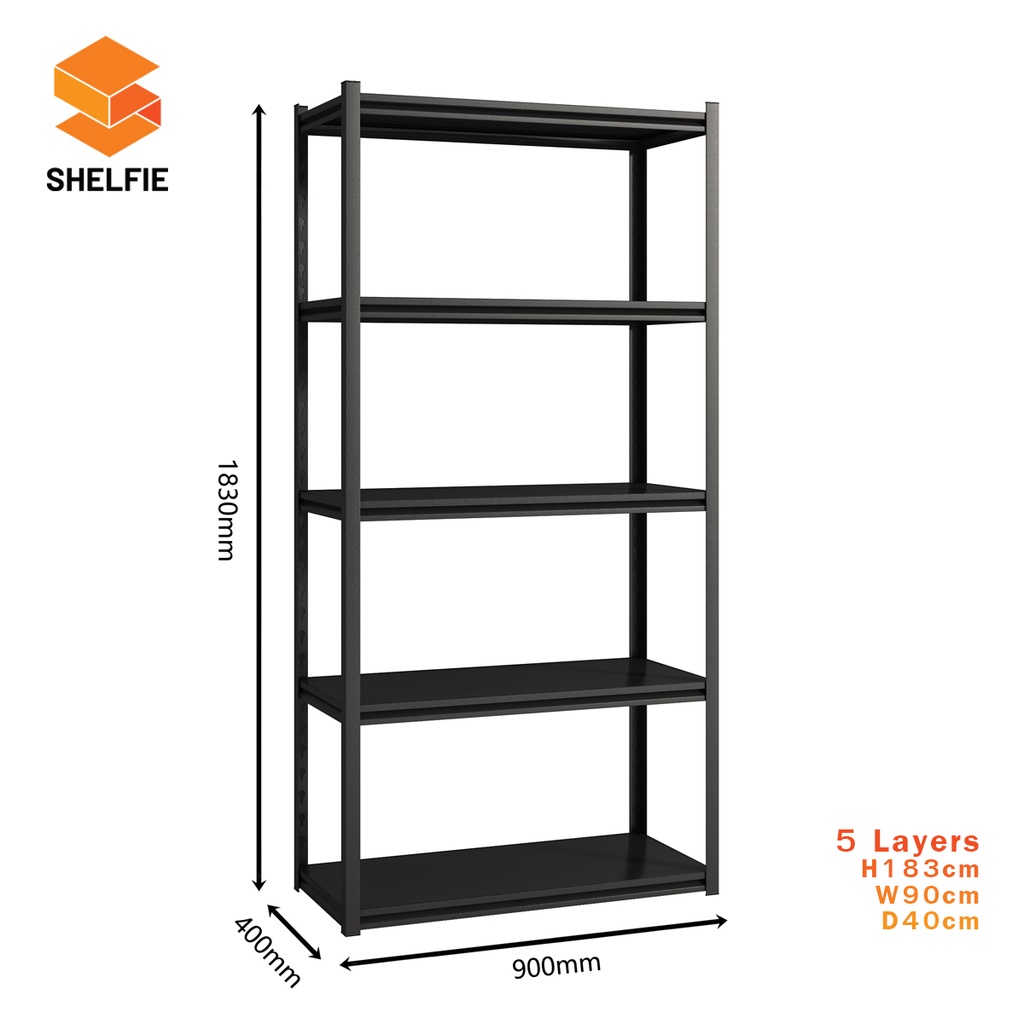SHELFIE ชั้นวางของเหล็ก รับน้ำหนัก 100 - 150 ก.ก.ต่อแผ่นชั้น | Shopee ...