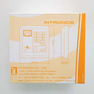ชุดรีโมทแอร์แบบมีสาย Intronics รุ่น DT04 รูมแอร์ (Digital Thermostat ...