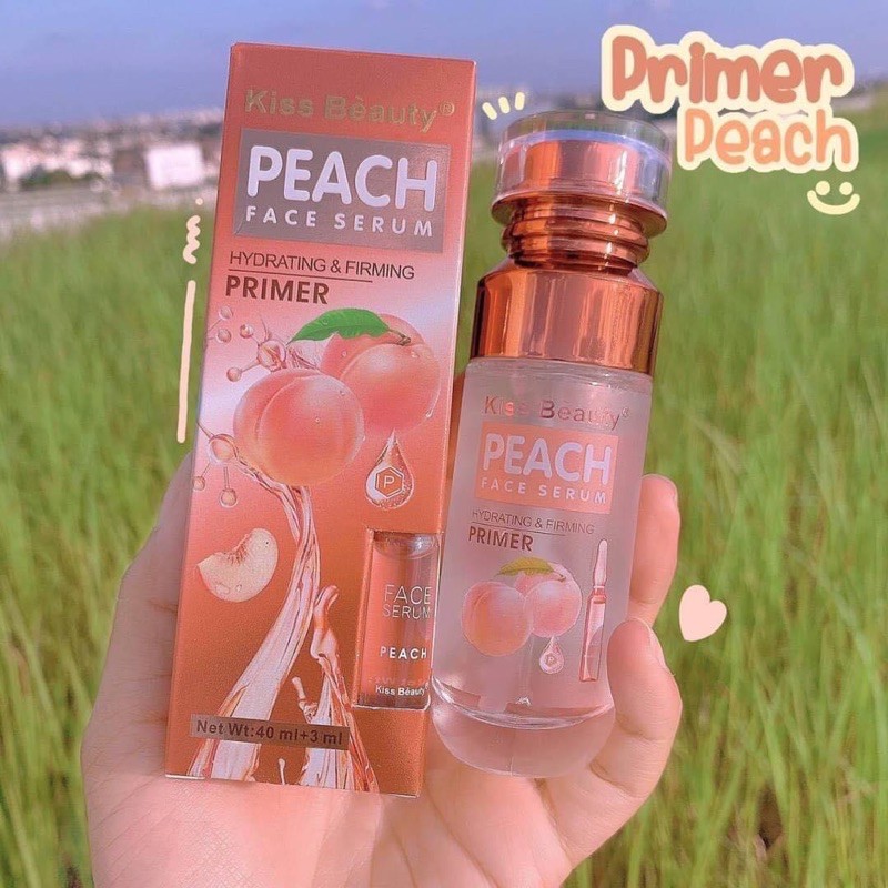 Kiss Beauty Peach Primer ไพรเมอร์พีช+เซรั่มพีช no.68218-03PE | Shopee ...