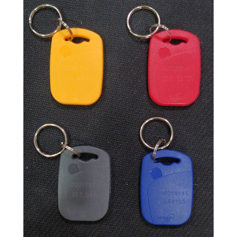 พวงกุญแจคีย์การ์ดทรงเหลี่ยม ชุด 15 อัน คีย์การ์ดMango, ID PROXIMITY KEY ...