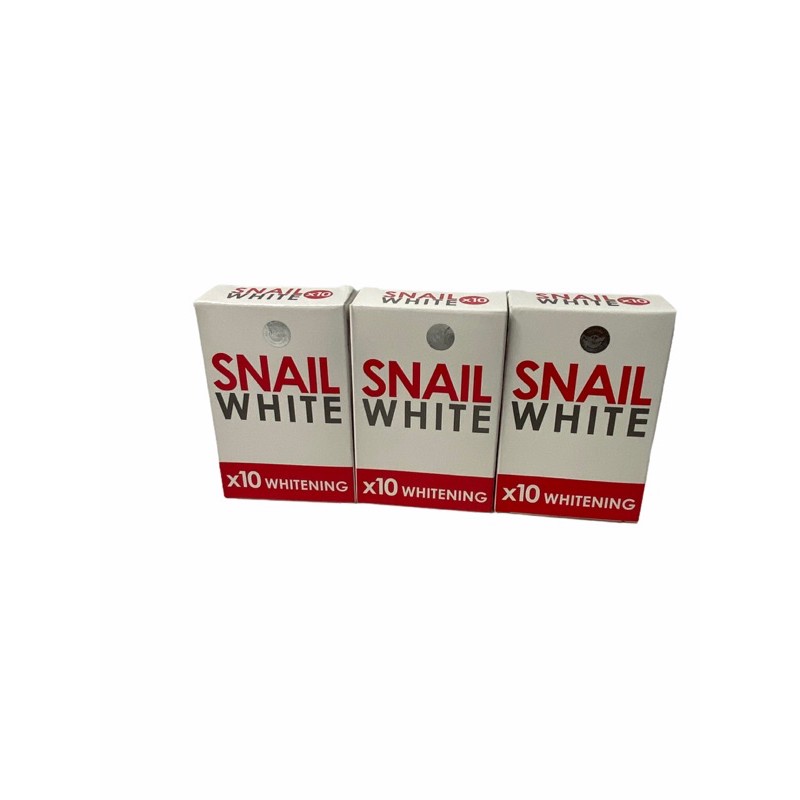 SNAIL WHITE !!สบู่ก้อน..x10 Whitening ขาว-แดง 1SETCOMBO/3 ก้อน/บรรจุ 70g ราคาพิเศษ ราคาพิเศษ ...