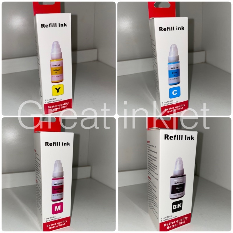 หมึกเติมCanon Refill ink(G-series)G2010/G3010/MP287 | Shopee Thailand