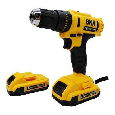 สว่านไร้สาย 3 ระบบ BKK 64V สำหรับงานขันน็อตสกรู เจาะเหล็ก , ไม้ , ปูน ...