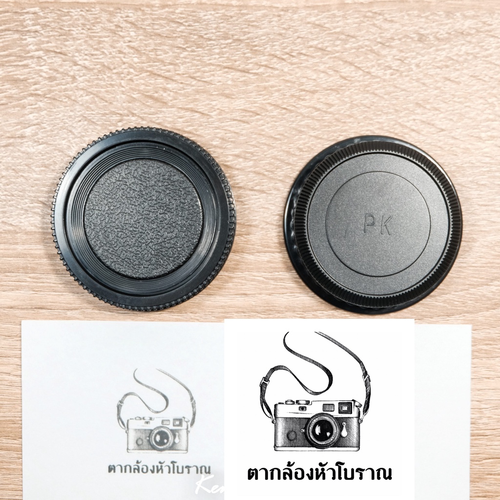 Body caps+Rear lens caps | ฝาปิดบอดี้+ฝาปิดท้ายเลนส์ สำหรับกล้อง Pentax ...