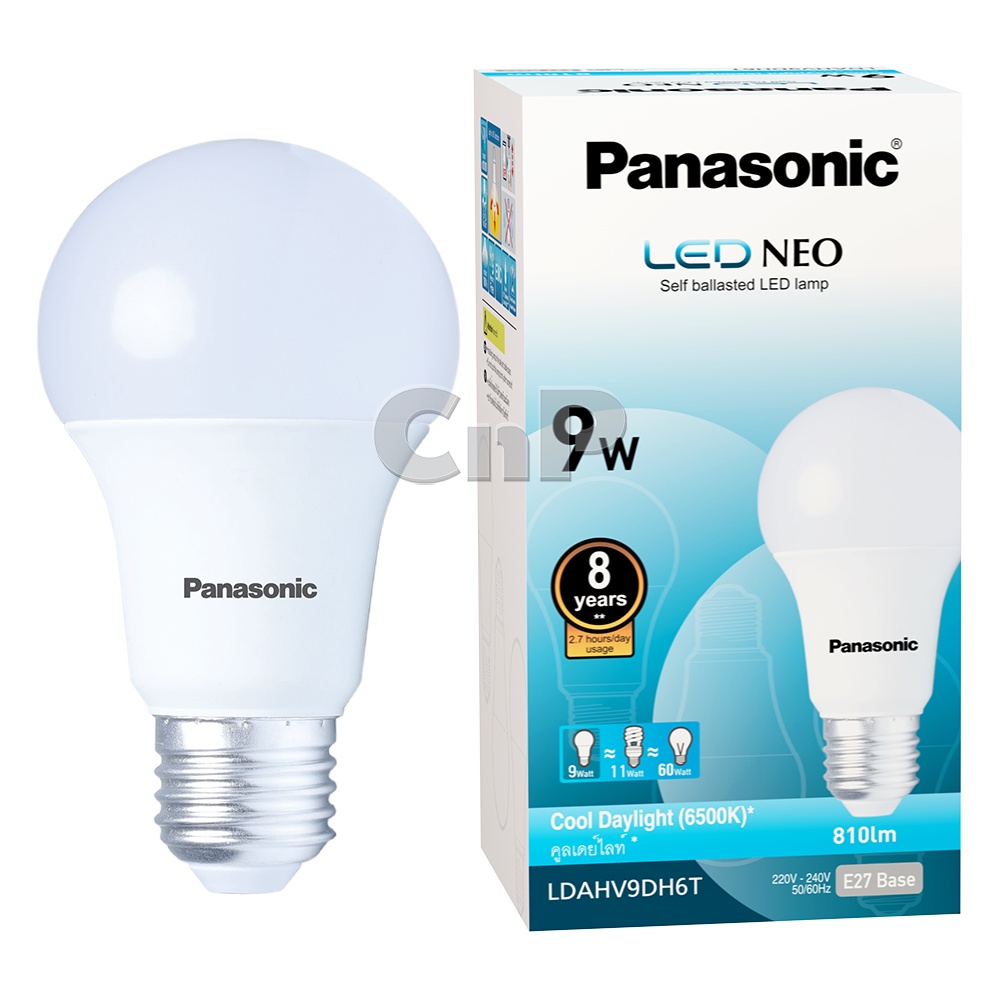 Panasonic หลอดไฟ LED Bulb 9W พานาโซนิค รุ่น NEO | Shopee Thailand